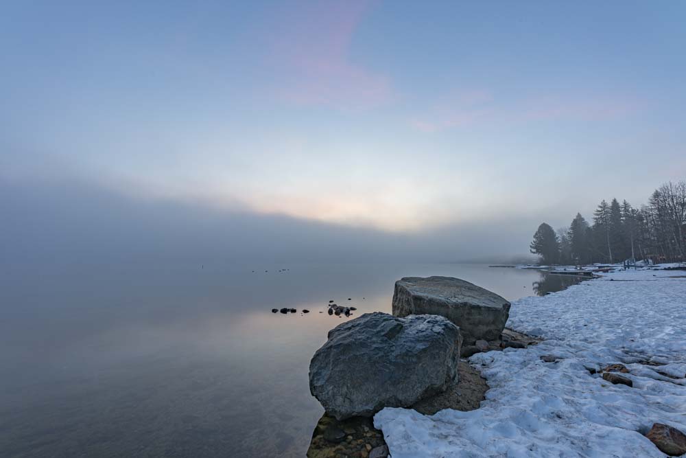 Misty Morning, McCall, Idaho
