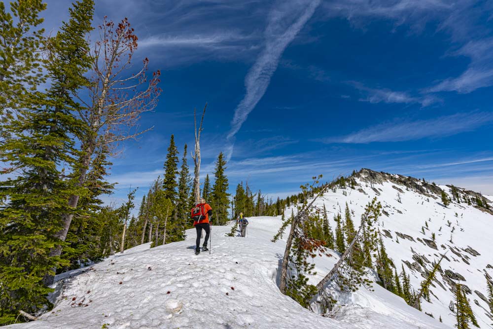 Golden Lake and Snowslide Peak, Payette National Forest, Idaho