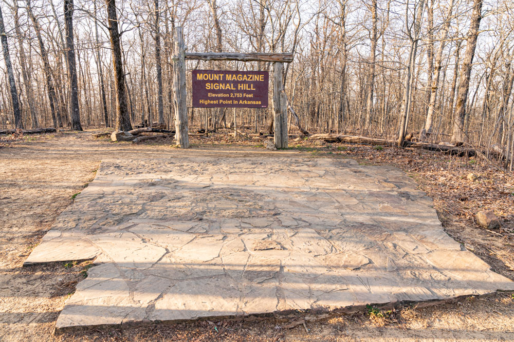 Signal Hill on Magazine Mountain, Arkansas